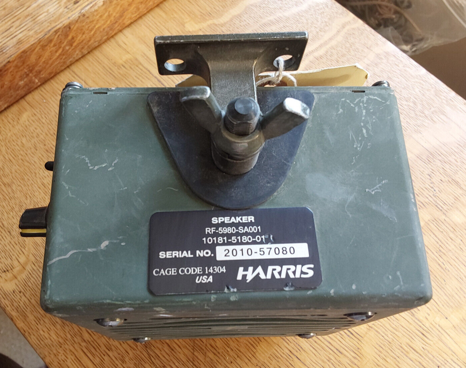 US Military HARRIS Loud Speaker Radio Amplifier RF-5980-SA001 | eBay