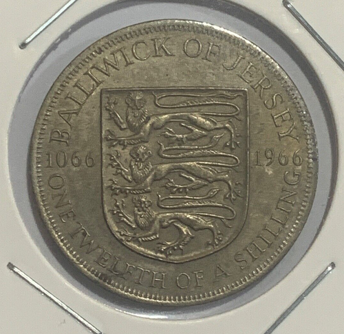 1966 Jersey ¹⁄₁₂ Shilling - Elizabeth II UNC Coin | eBay