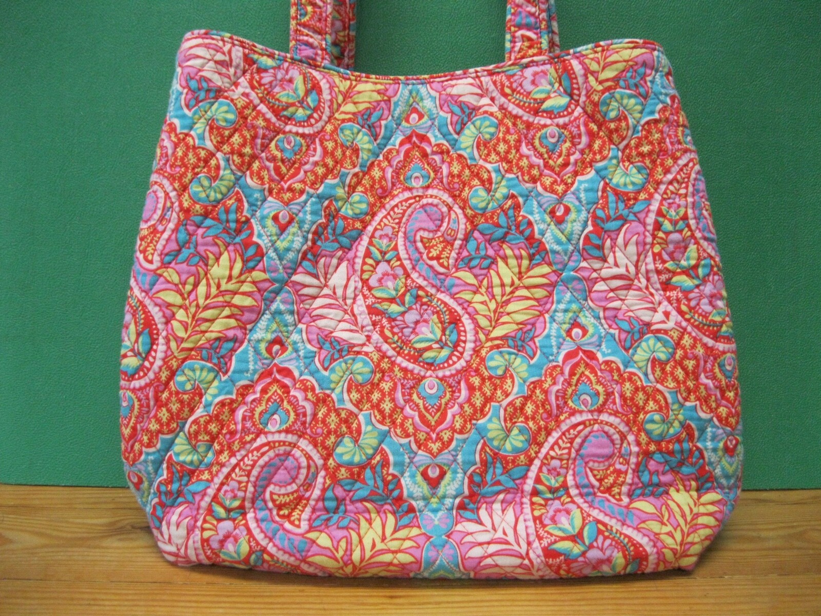 Vera Bradley Paisley in Paradise Purse Quilted Cotton - Gem
