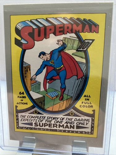 1992 dc comics cosmic cards SUPERMAN #17 Great For Grading Valuable ...