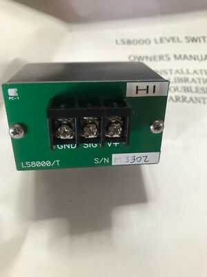 BABBITT LS8000/T-SM-HI LEVEL SWITCH TRANSMITTER | eBay