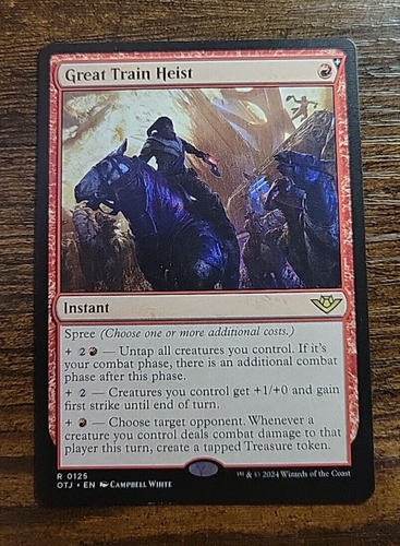 Great Train Heist, Outlaws of Thunder Junction (OTJ) MTG Magic the ...