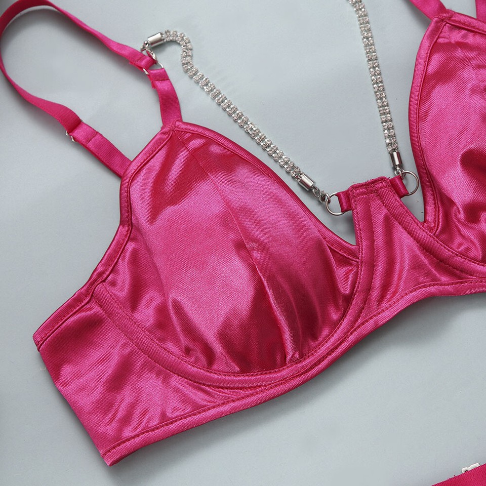 Women-Sexy-Sleepwear-Lingerie Garter Set & Thigh Band-Nightwear ...