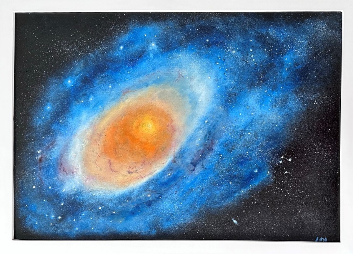 Galaxy Painting Canvas How To Paint A Glow In The Dark Galaxy With