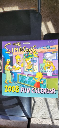 Simpsons 2008 Fun Calendar - Homer Marge Bart Lisa Maggie - Springfield ...