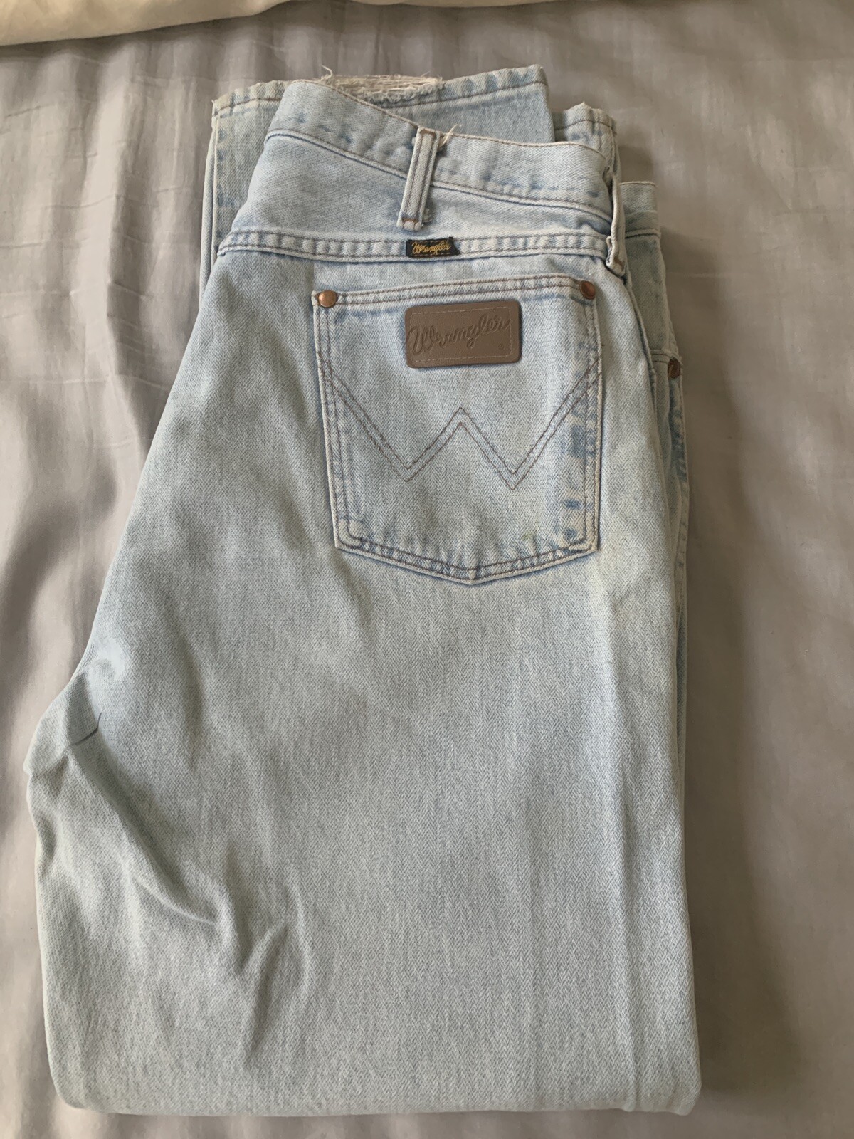 Vintage Wrangler Cowboy Cut Classic Patch Straight Le… - Gem