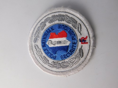 FRANCE NATIONAL POLICE PATCH PUBLIC SECURITY SHOULDER LAUREL WREATH ...