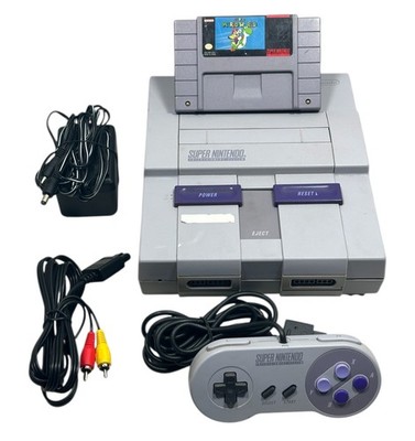 Super Nintendo Entertainment System SNES SNS-001 Console System Bundle ...