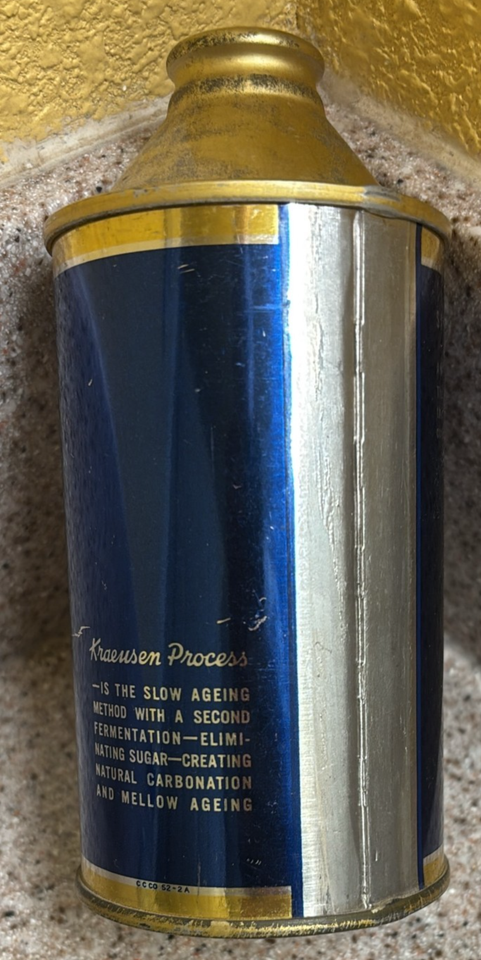 E & B Special Beer Indoor CONE TOP Empty Beer Can IRTP Ekhardt & Becker ...