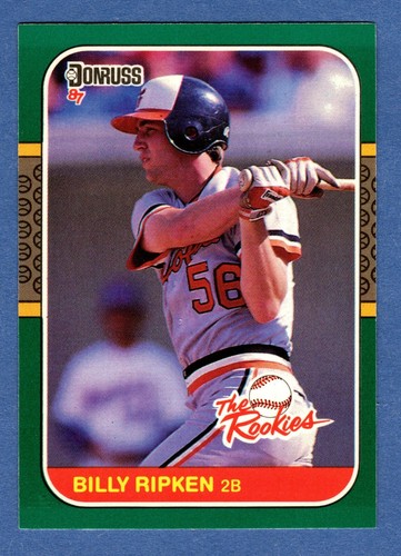 Billy Ripken "The Rookies" 1987 Donruss Baseball Card #16 Baltimore ...