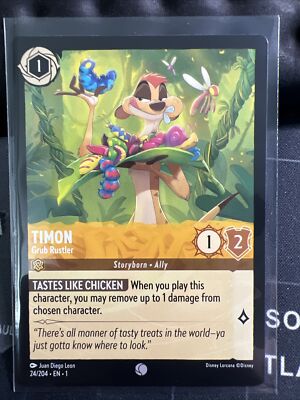Disney Lorcana: Timon Grub Rustler 24/204 | eBay