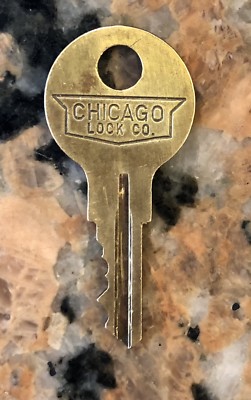 Chicago Lock Company Key LL105 1.75” | eBay