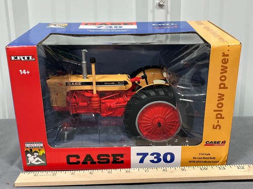 JI CASE 730 Diesel Tractor Case-O-Matic Farm Toy Museum 1:16 NIB ERTL ...