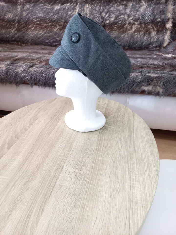 Vintage Swiss Army 3 FUNCTIONS Military Cap Wool Hat Surplus Uniform 56 ...