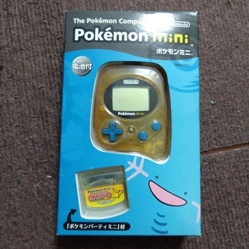 Nintendo Pokemon mini Console Upa Blue with Game Party mini Set Tested ...
