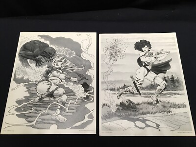 Rich Larson Art Prints — 2 Pieces From The 1994 “The Furies” Portfolio ...