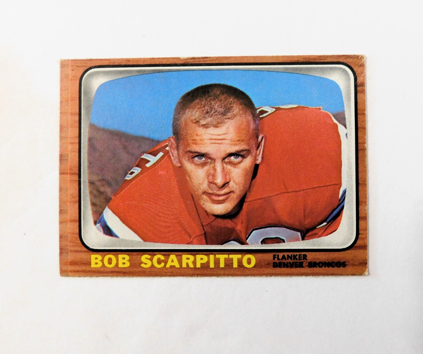 1966 TOPPS #42 Bob Scarpitto Denver Broncos Football Card | eBay