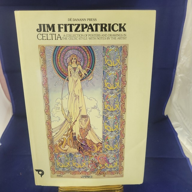 Jim Fitzpatrick Celtia Celtic Posters Drawings De Danann Press 1975 3rd ...