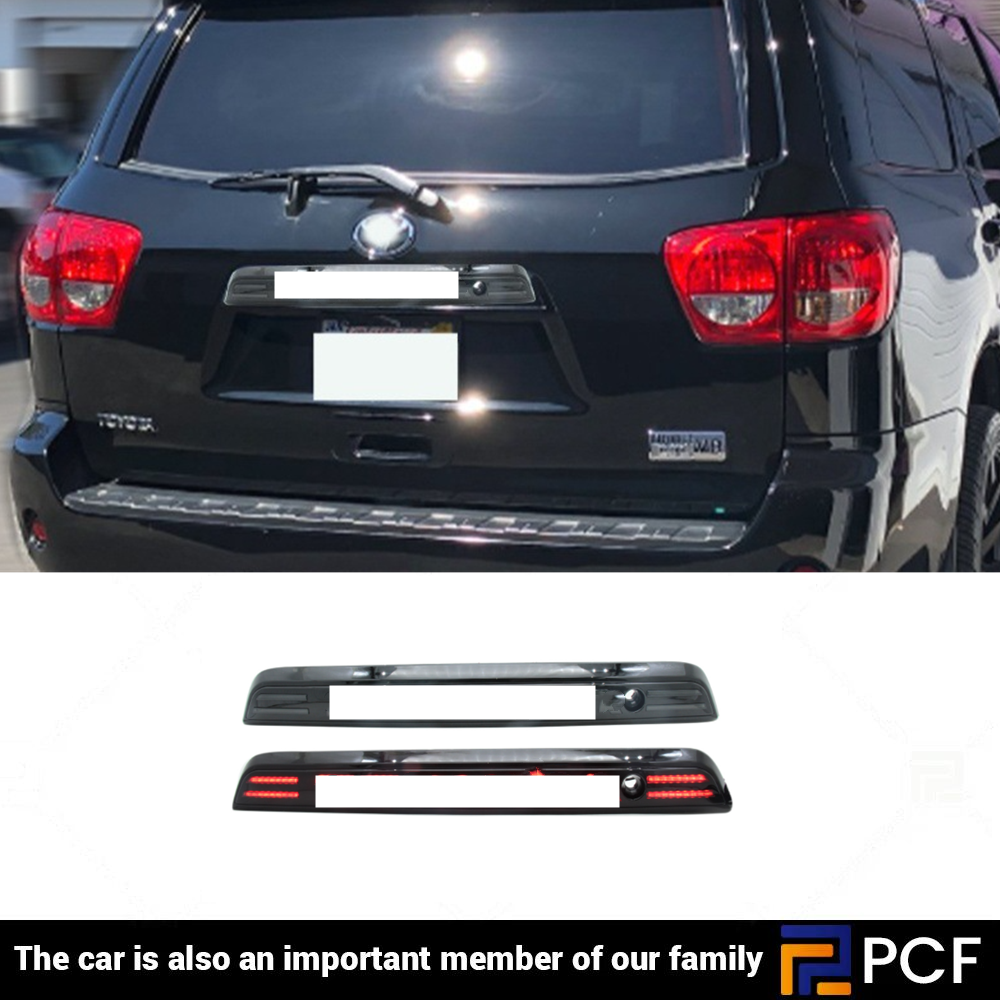 Rear Door Trunk LED Tail Light Brake Lamp Cover For Toyota Sequoia 2017 ...
