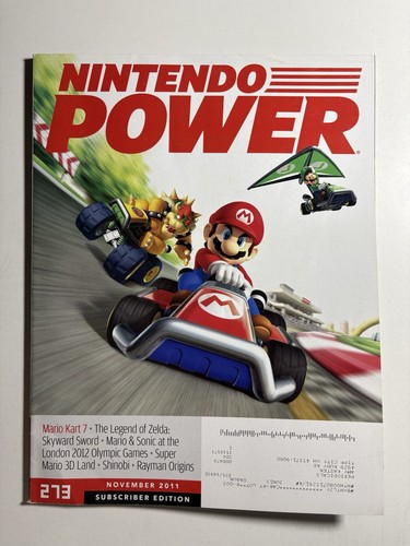 Nintendo Power Volume Issue 273 (2011) Mario Kart 7 Cover Complete w/Poster | eBay