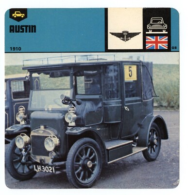 Austin - GT / Production Car Edito Service SA Auto Rally Card | eBay