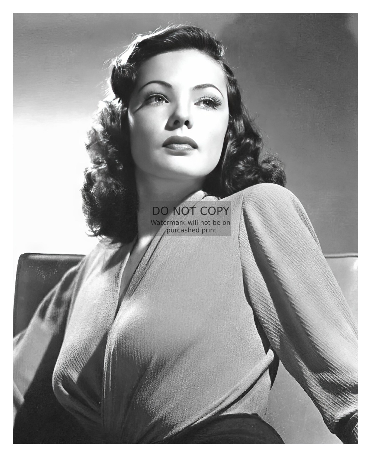 GENE TIERNEY SEXY AMERICAN ACTRESS 8X10 PUBLICITY PHOTO | eBay