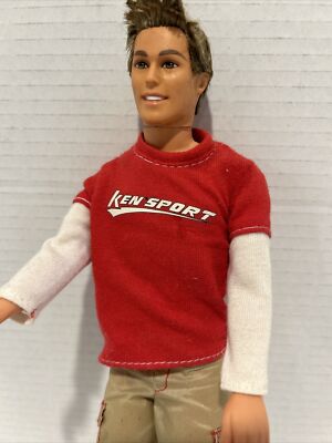 Original Ken Sport By Mattel. Fully Clothed. Brown Hair Vtg 1968 Read ...