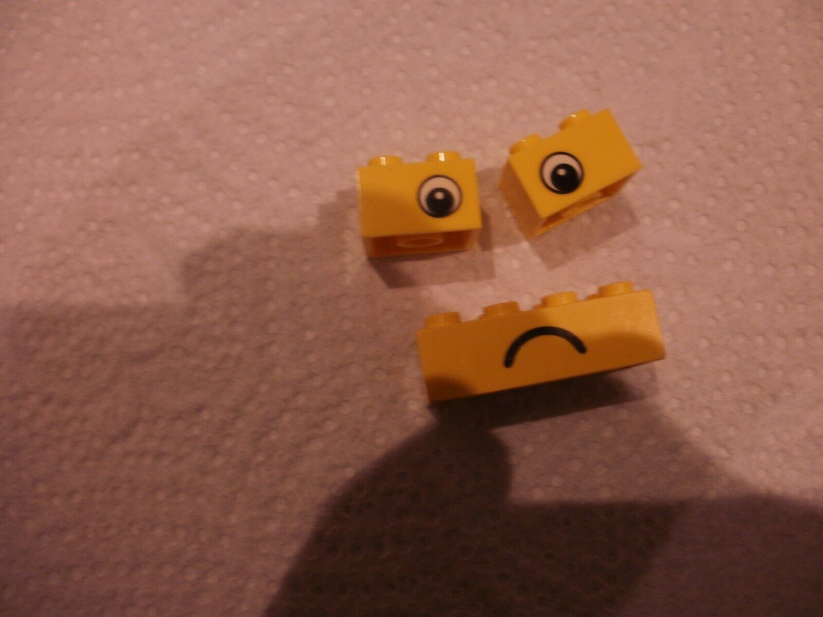LEGO 2x2 BRICKS with EYES 3003, AND 3001 WITH MOUTH Pack Of 3 Parts ...