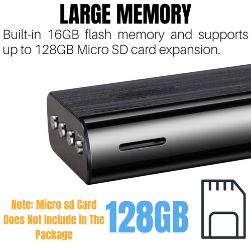 MP3 Digital Hidden Voice Recorder Spy Mini Magnetic Audio Activated ...