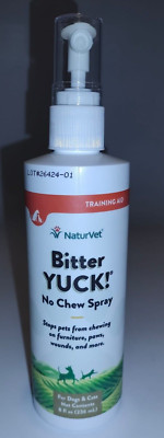 NaturVet BITTER YUCK No Chew Spray For Dog/Cat/Horse - 8 ounces | eBay
