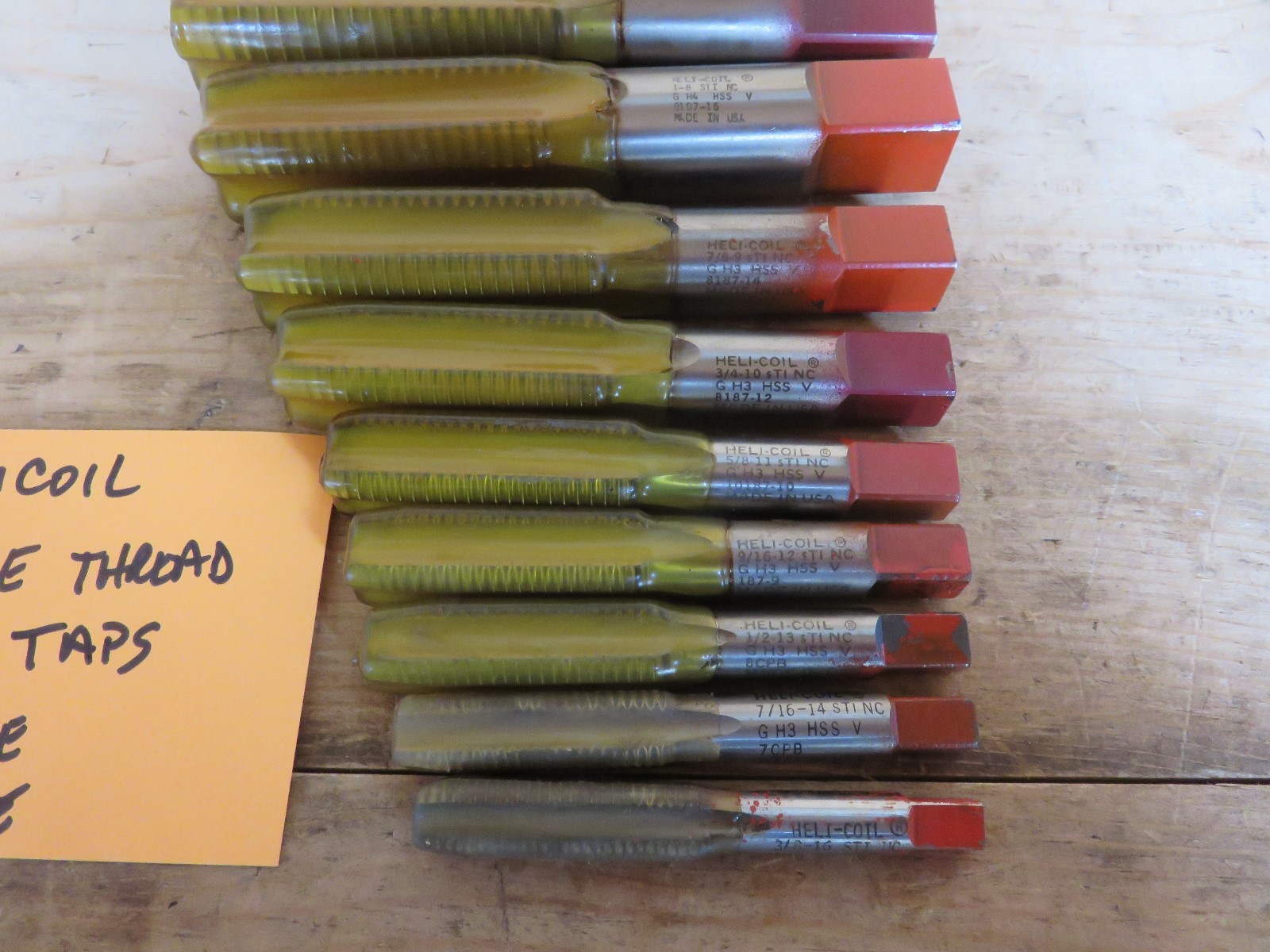 Helicoil 3/4”-10 Course Plug Tap USA (#545-D-4) | eBay