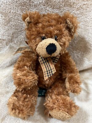 RUSS TEDDY BEAR RIPLEY Classic Soft Plush Stuffed Animal 8" Brown Bear ...