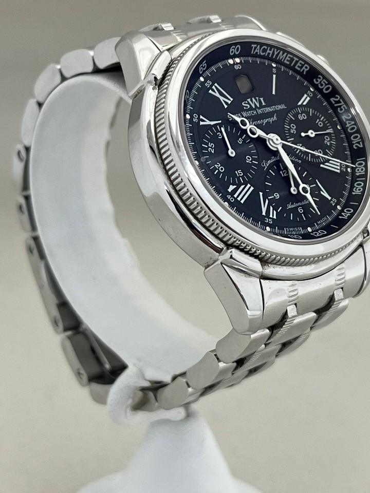 SWI SWISS WATCH INTERNATIONAL STAINLESS STEEL MEN'S CHRONOGRAPH LIMITED ...