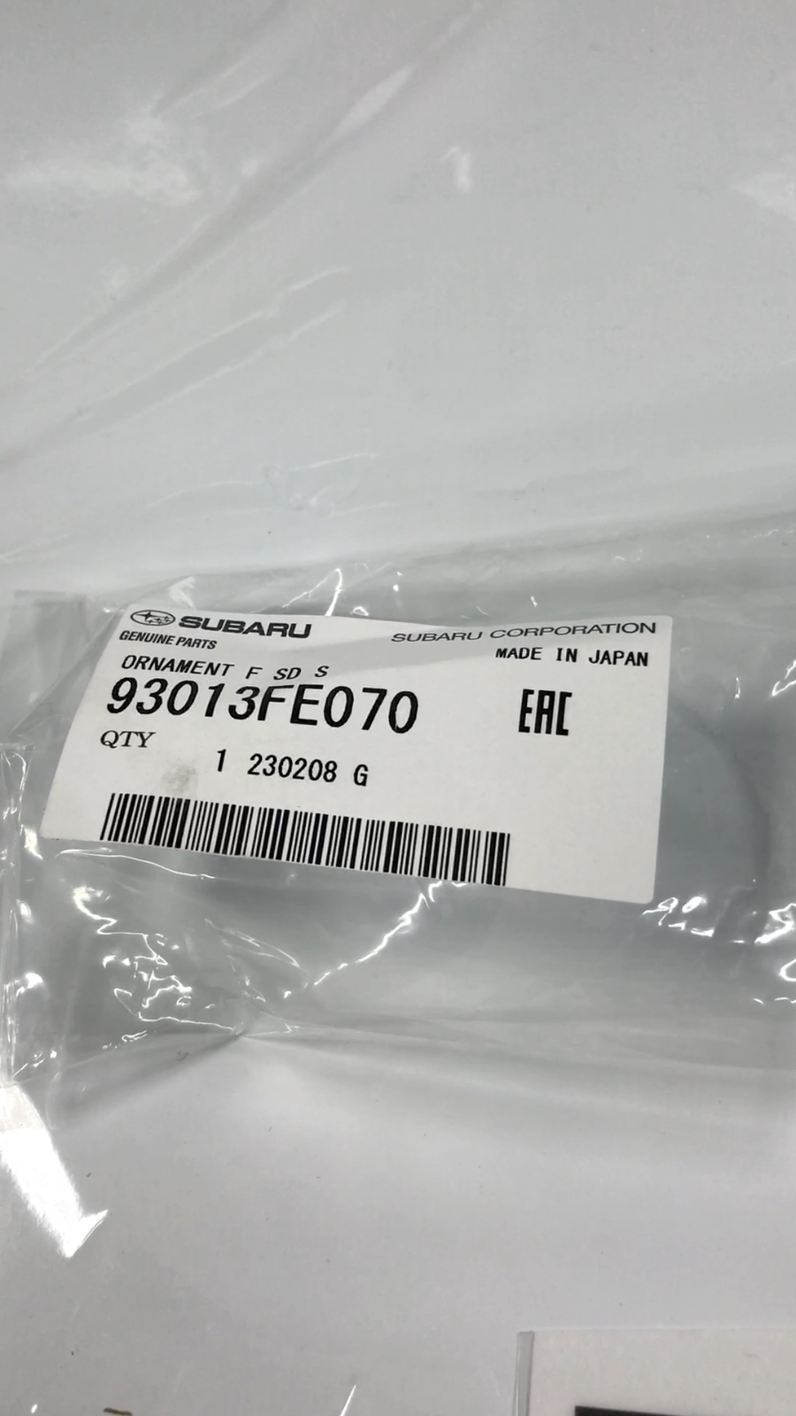 Subaru Impreza WRX STi 04 Pink Grille Emblem Badge 93013FE070 Genuine ...