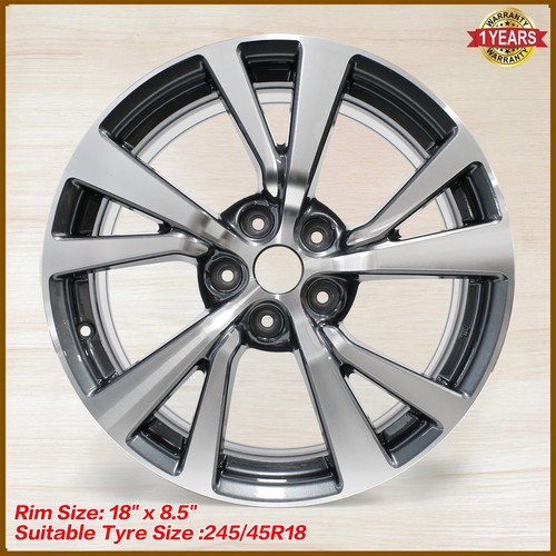 New 18 Inch Wheel Rim For 2016 2017 2018 Nissan Maxima 18x8.5" Alloy ...