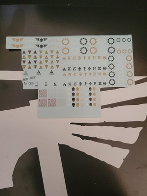 FREE GIFT w/ Warhammer Knights Transfer Decal Sheet | eBay
