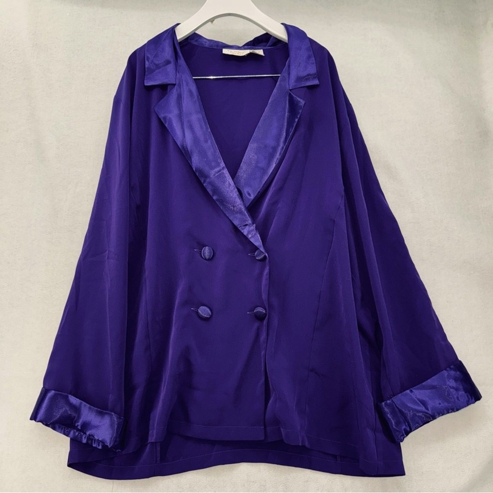 Vintage Victoria’s Secret Gold Label Lounge Set Pajamas Purple Large ...