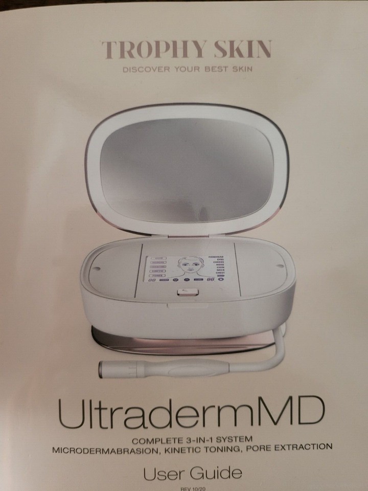 Trophy Skin Ultraderm MD - 3 in 1 Microdermabrasion System, Pore ...