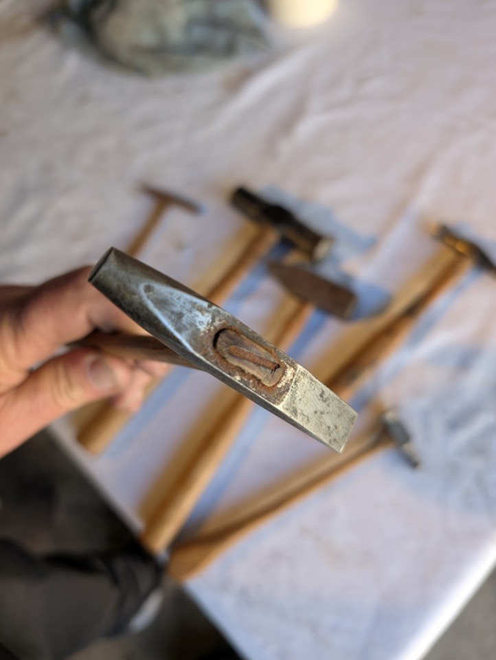 Vtg Metal Smithing Hammers 6 silver Smithing Tin Smithing Jewelry Dixon ...