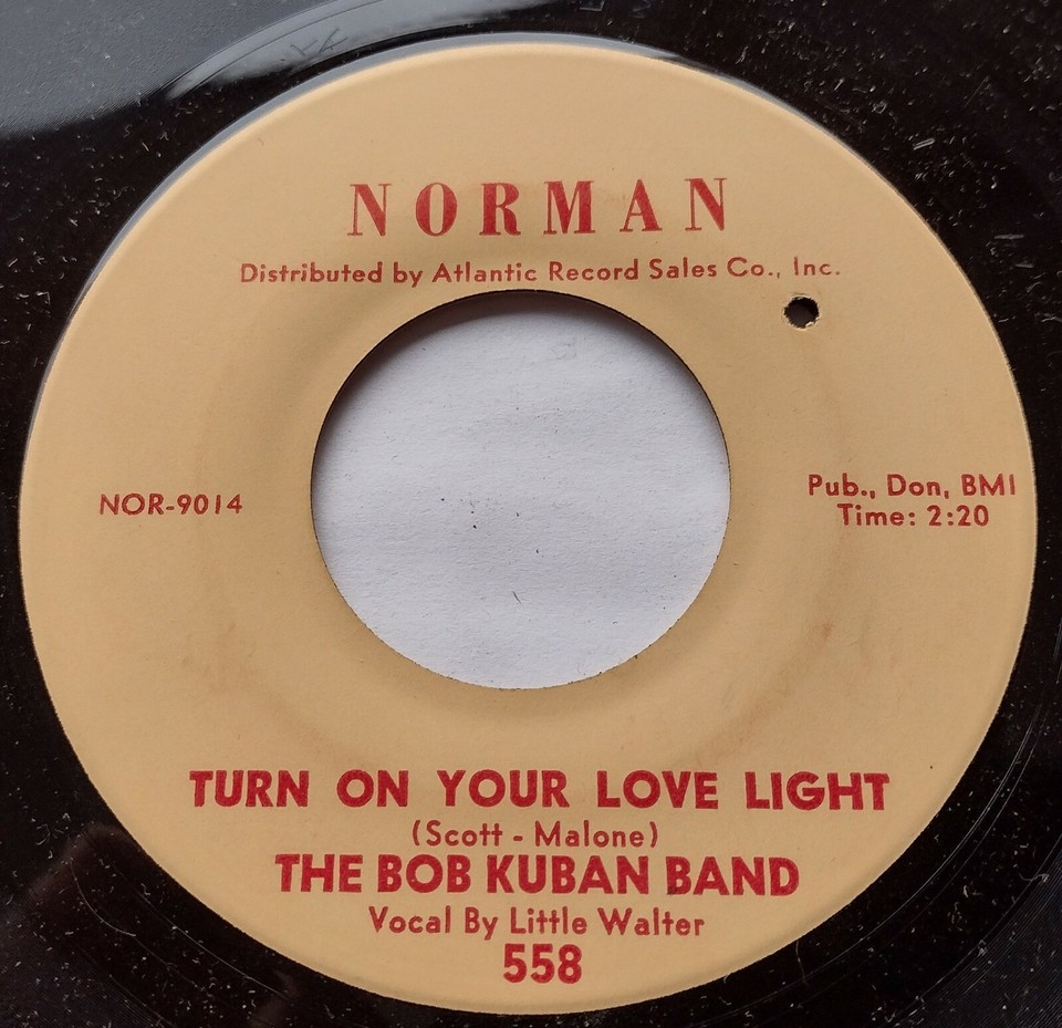 USA!!! NM- THE BOB KUBAN BAND Jerkin' Time /Turn On Your Love Light ...