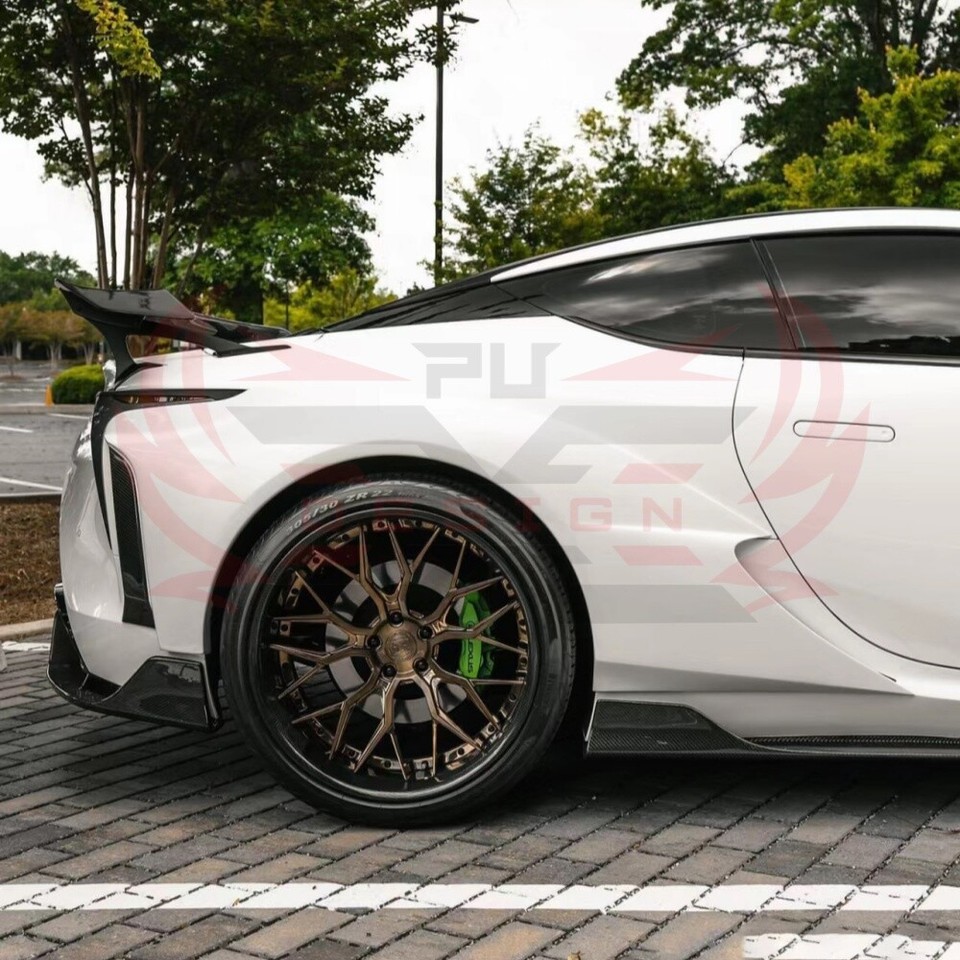 Carbon Fiber Body Kit For Lexus LC500 LC500h Front Lip Side Skirts Rear ...