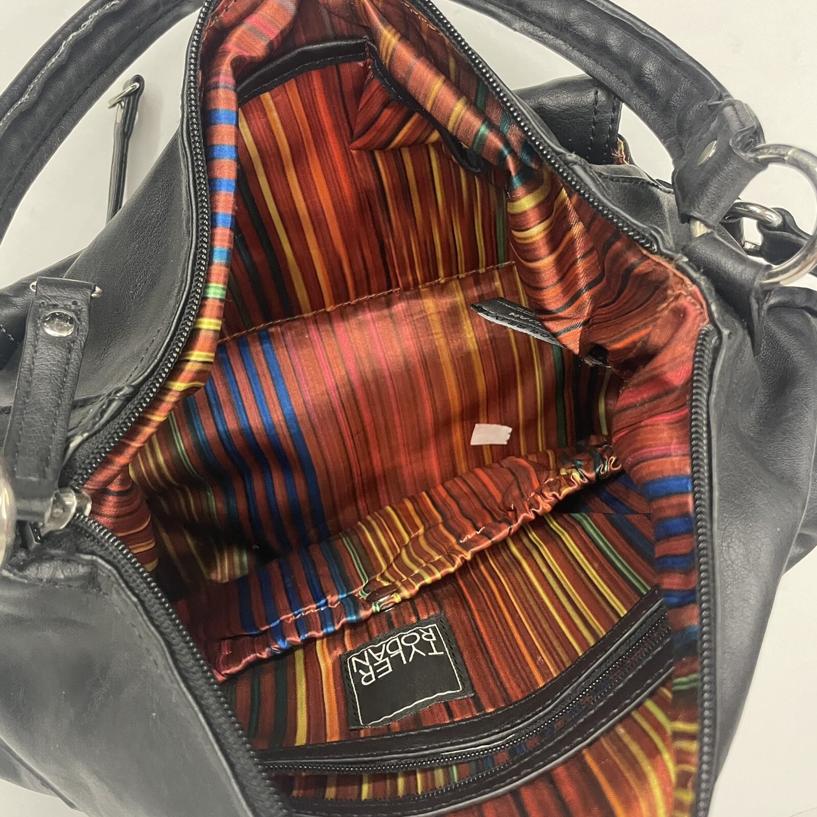 Purse Bag Handbag Tyler Rodan Charcoal Gray/Black | eBay