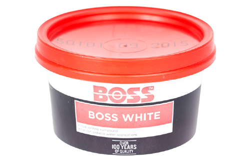 Boss White Jointing Compound 400g Tub for Hot & Cold Water (Non Potable ...