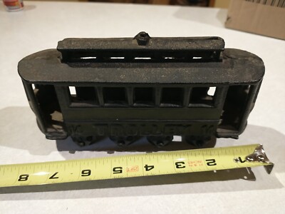 Vintage Cast Iron Trolley #14 USA | eBay