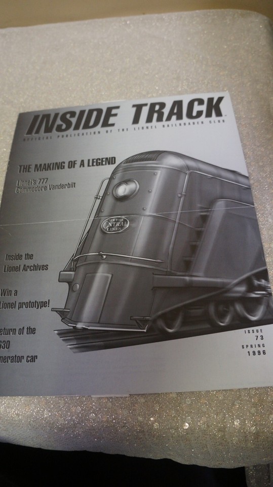LOT OF 7 LIONEL RR CLUB INSIDE TRACK MAGAZINES-VARIOUS ISSUES | eBay