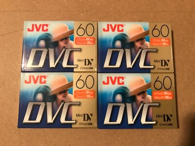 Set of 4 New Sealed JVC DVC 60 Digital Video Tapes Made In Japan | eBay