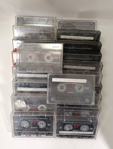 Lotto 20x SONY HF 90 anni 90 musicassette vergini cassette tape vintage ...