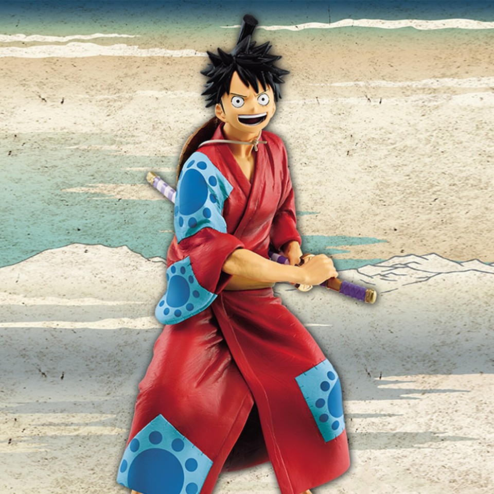 Ichiban Kuji ONE PIECE Extreme Swordsman Luffy Taro Action Figure A ...