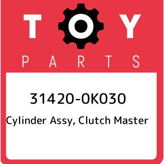 31420-0K030 Toyota Cylinder assy, clutch master 314200K030, New Genuine ...