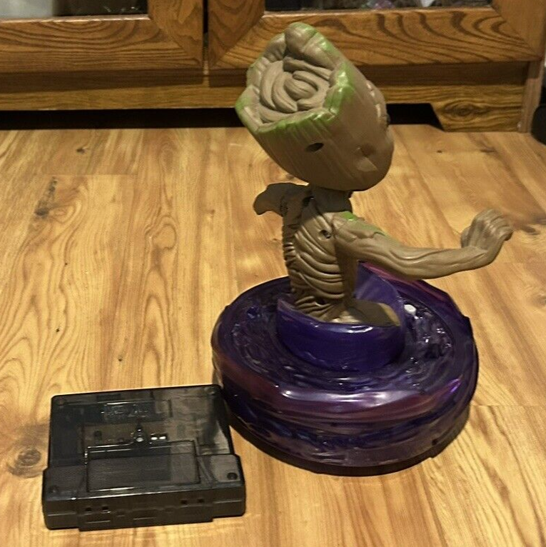 JAKKS Guardians of The Galaxy Groot Light Up Spinning Action Figure ...